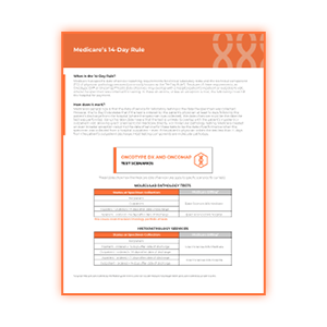 Insurance Coverage & Billing │ Precision Oncology